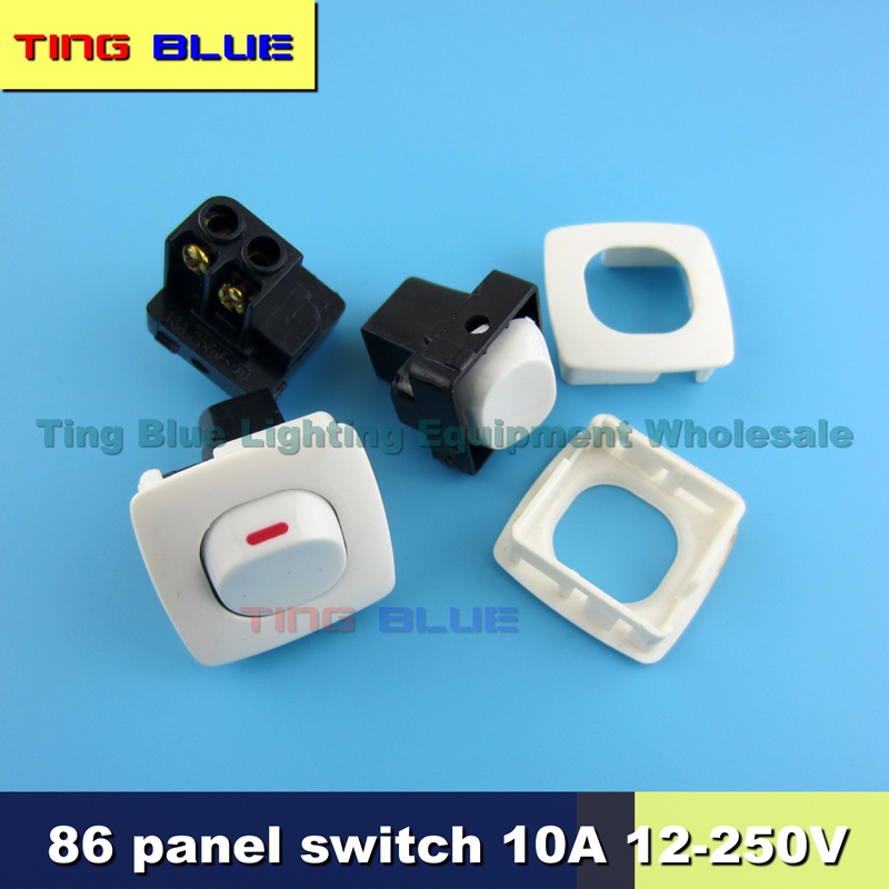 ((5-10pcs) Small Square Switch 86 Panel Switch Hotel Room Bedside ...