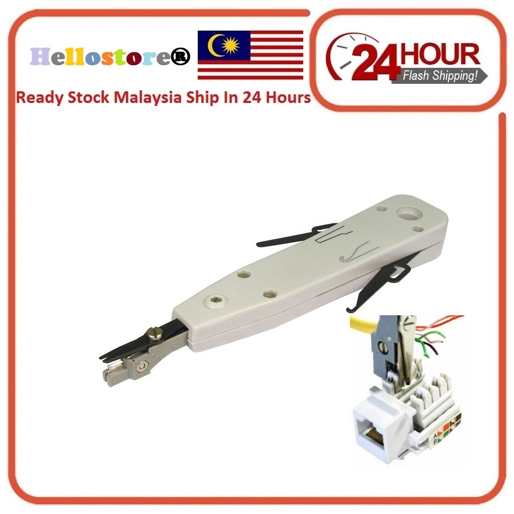 RJ11 RJ45 NETWORK PUSH DOWN TOOL PUNCHER PUNCHING TOOL FOR RJ11 RJ45 ...