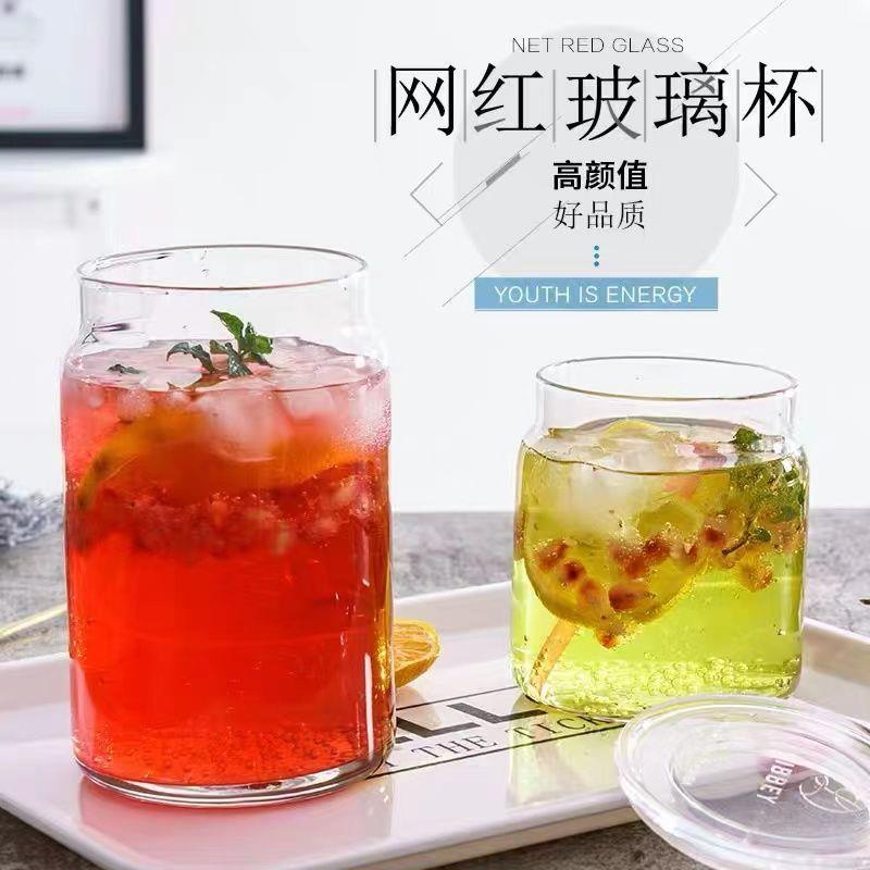 700ml Influencer Fruit Tea Cup 500ml Milk Glass Big Mouth Creative Cold Drink Hot Juice Water ...