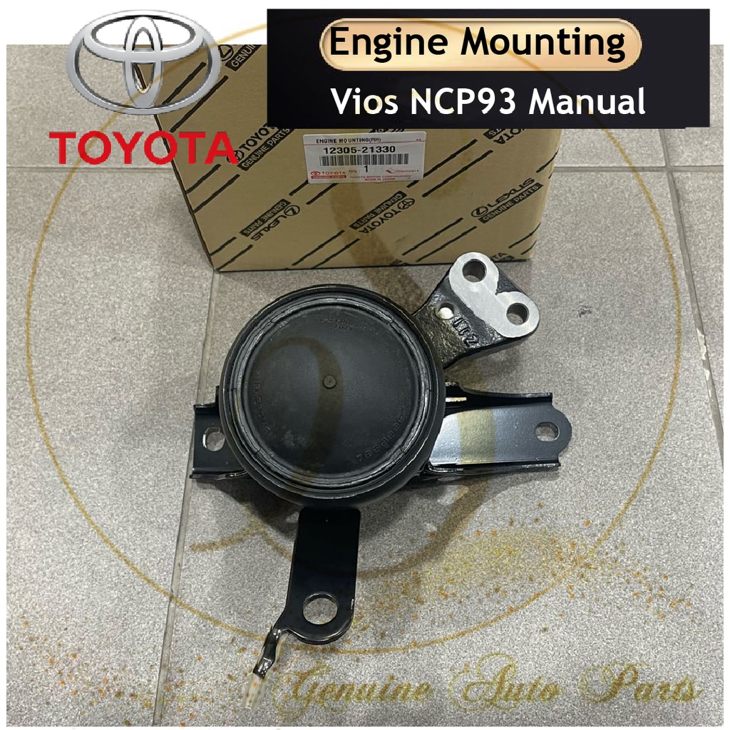 (100% ORIGINAL JAPAN) TOYOTA VIOS NCP93 MANUAL ENGINE MOUNTING 12363 ...