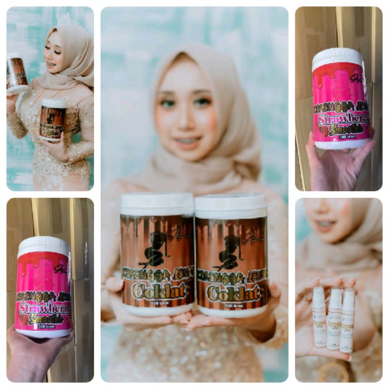 🌺ORIGINAL HQ🌺KERENGGA LENTIK COKLAT/ANGGUR/ STRAWBERRY & SERUM LENTIK ...