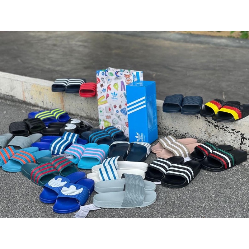 ADILETE PREMIUM GRED LIKE ORIGINAL🔥 | Shopee Malaysia