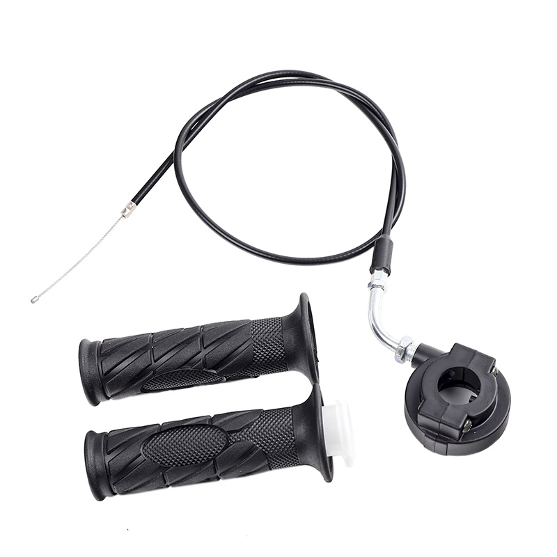 Pair Left+Right Twist Throttle Accelerator Grip w Cable for 110-125cc ...