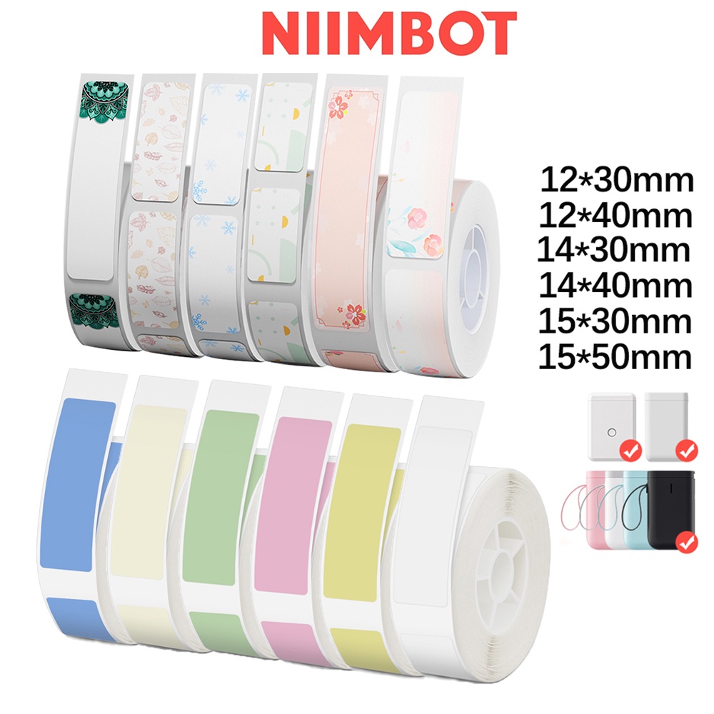 Niimbot D11 Waterproof Adhesive Tape Sticker For D11/D110 Label Maker ...