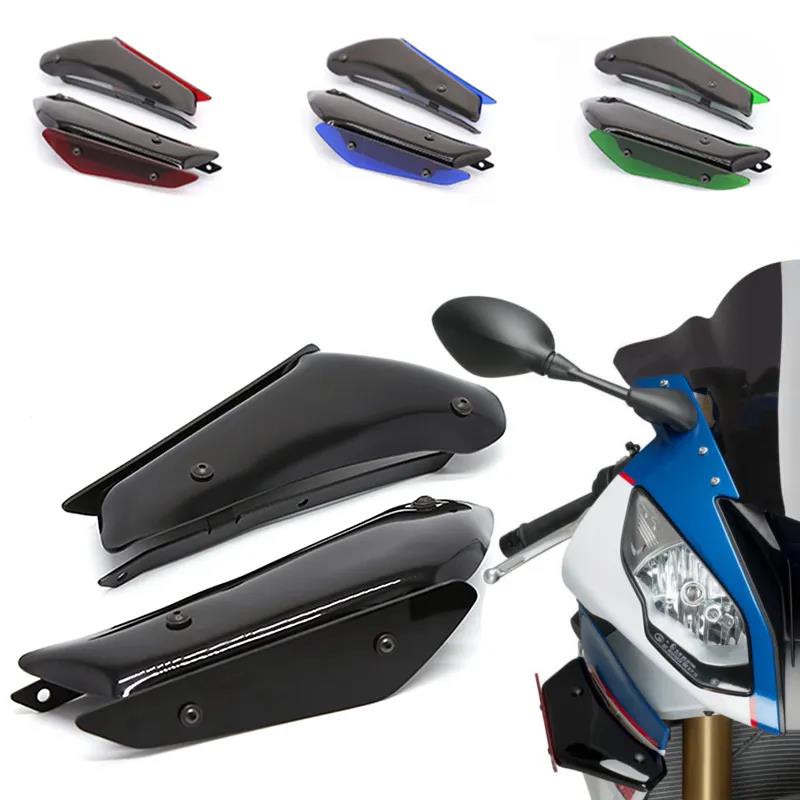 For BMW S1000RR Fairing Motorcycle Aerodynamic Wing Kit Fixed Winglet ...