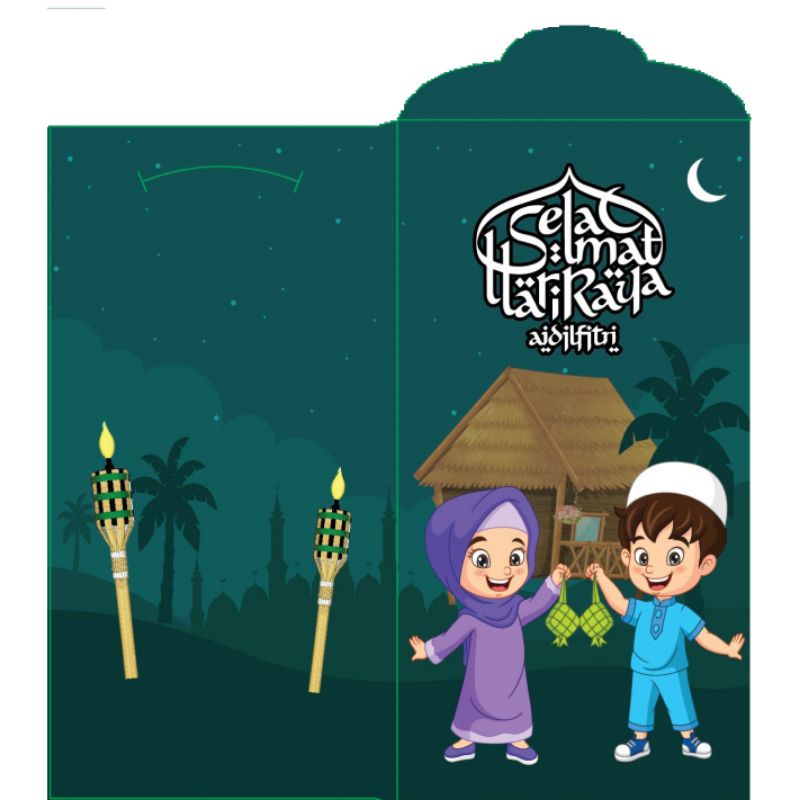 Sampul Duit Raya / Angpau (Cartoon design 2022 & 2023) | Shopee Malaysia