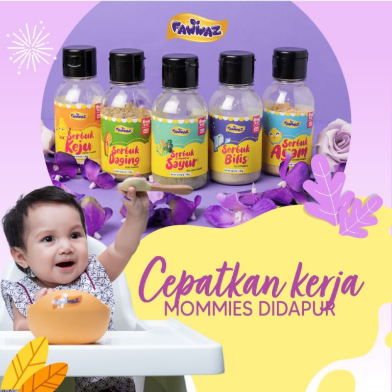 FAWWAZ SERBUK PERASA MAKANAN BABY SIHAT MUDAHKAN KERJA IBU DI DAPUR ...