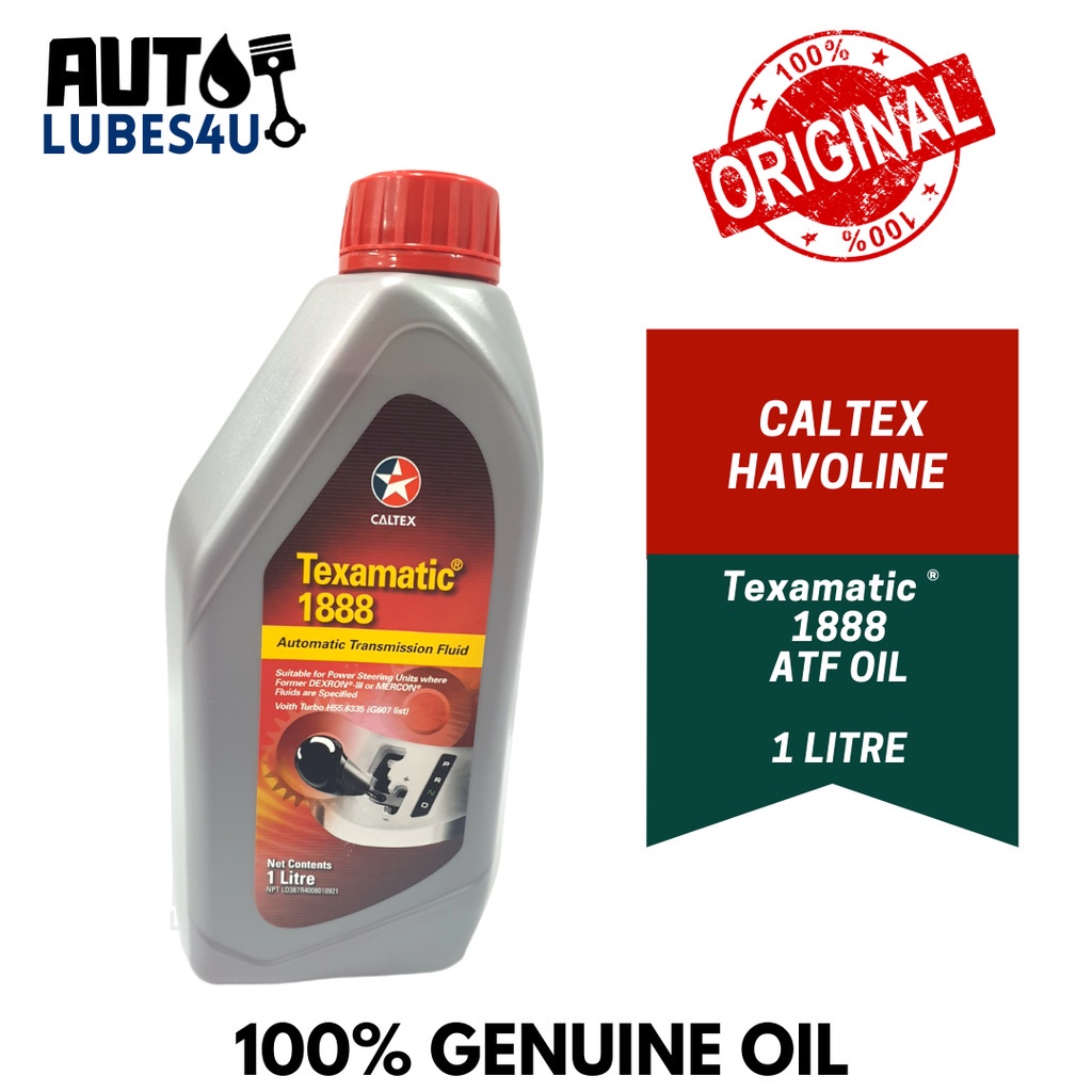 Caltex Texamatic 1888 ATF Oil 1L (Dexron III) - Caltex Automatic ...