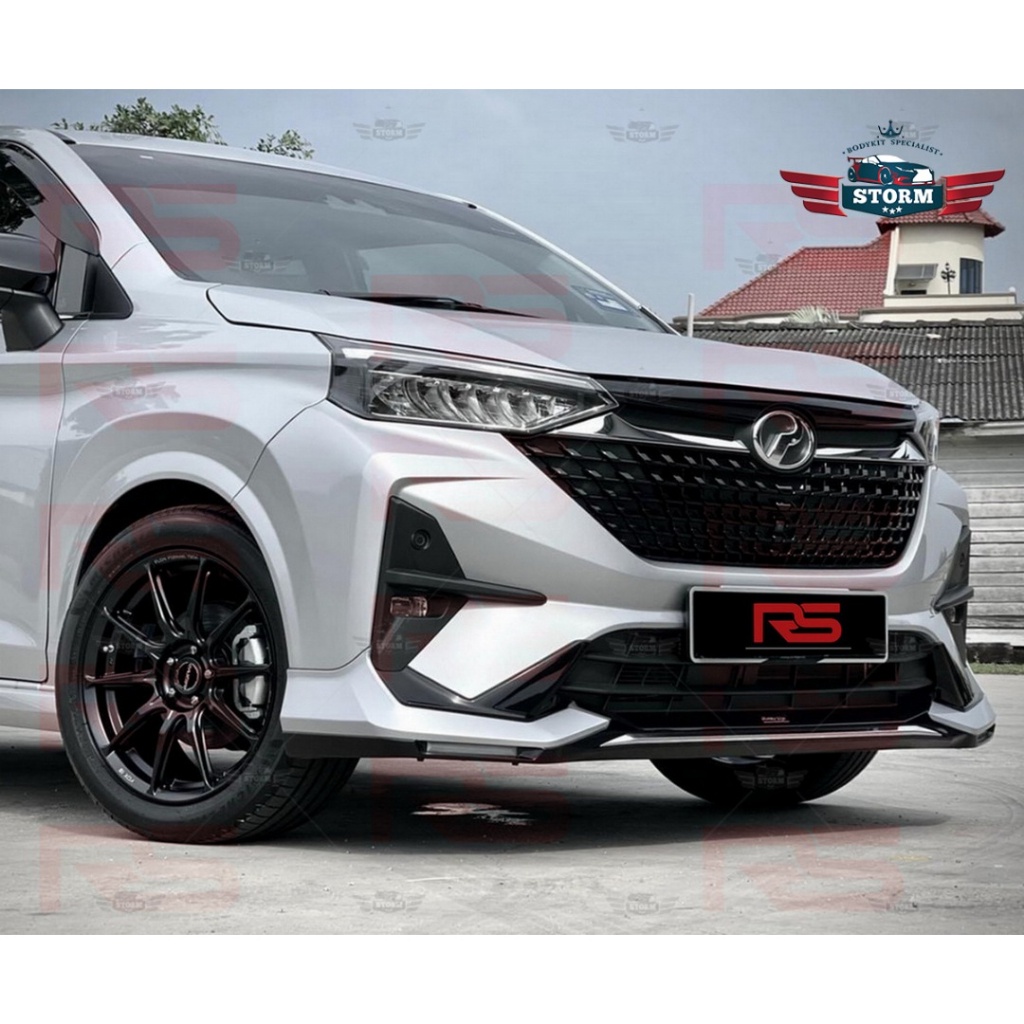 PERODUA ALZA 2022 ( GEAR UP - CHROME VERSION ) BODYKITS WITH 2K COLOR ...