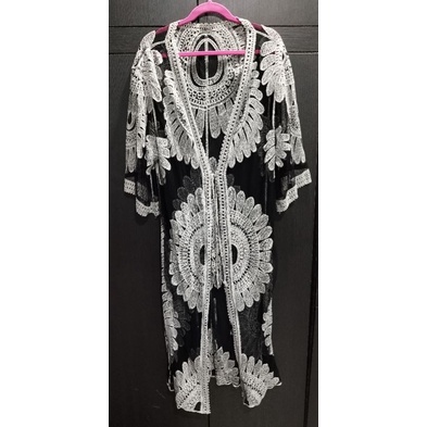 Preloved MUABELLAZ x RIFFA LONG BEACH CARDIGAN | Shopee Malaysia