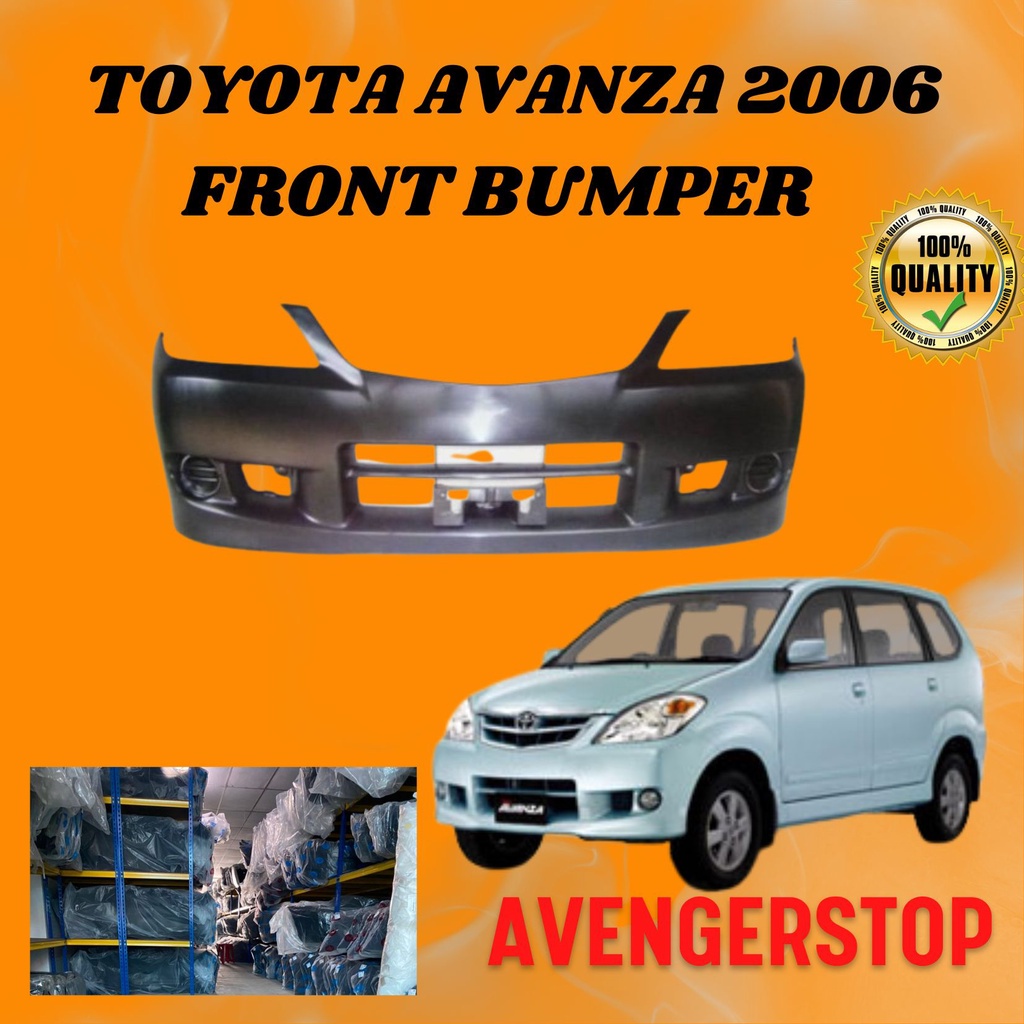 TOYOTA AVANZA 2006 FRONT BUMPER DEPAN 100% NEW HIGH QUALITY | Shopee ...