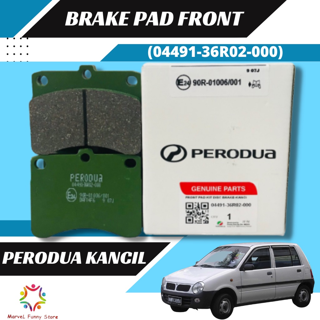 Perodua Kancil Brake Pad Front Brek Pad Depan Original | Shopee Malaysia