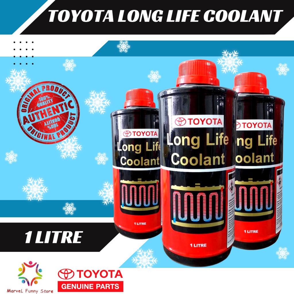 Toyota Long Life Coolant Radiator 1 Liter 100% Oil Original | Shopee ...