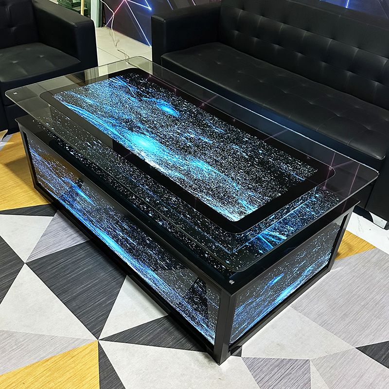 multifunctional๑ ☁Ktv Coffee Table Luminous Starry Sky Coffee Table ...