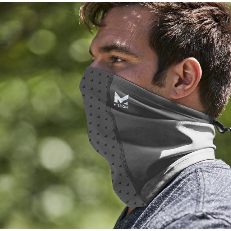 🇲🇾 Golf MISSION UV Mask - All-Season Adjustable Neck Gaiter - Sun Block ...