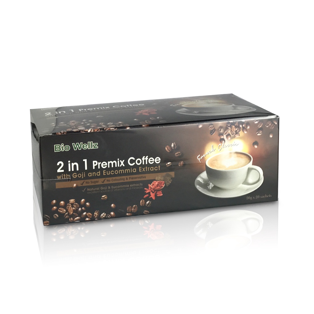 Bio Wellz Arabica Robusta Instant Coffee [20 Sachets] - Energy Boost ...