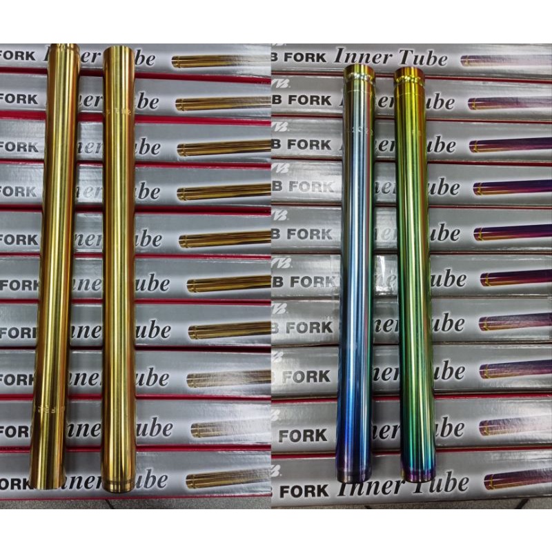 FORK INNER TUBE KYB LIMITED COLOR TITANIUM GOLD/RAINBOW RXZ~135LC 2~Y15 ...