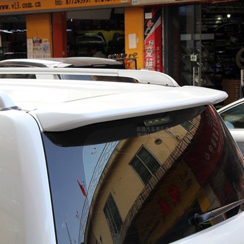 Car Styling ABS Plastic Unpainted Primer Color Trunk Rear Wing Spoiler ...