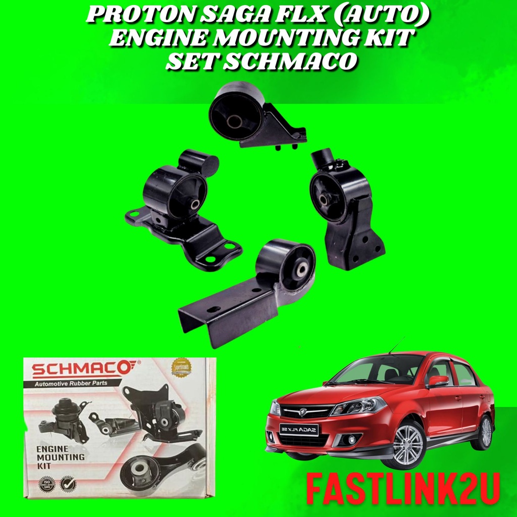 Proton Saga Blm Fl Flx (At/Mt) Schmaco Engine Mounting Kit | Shopee ...