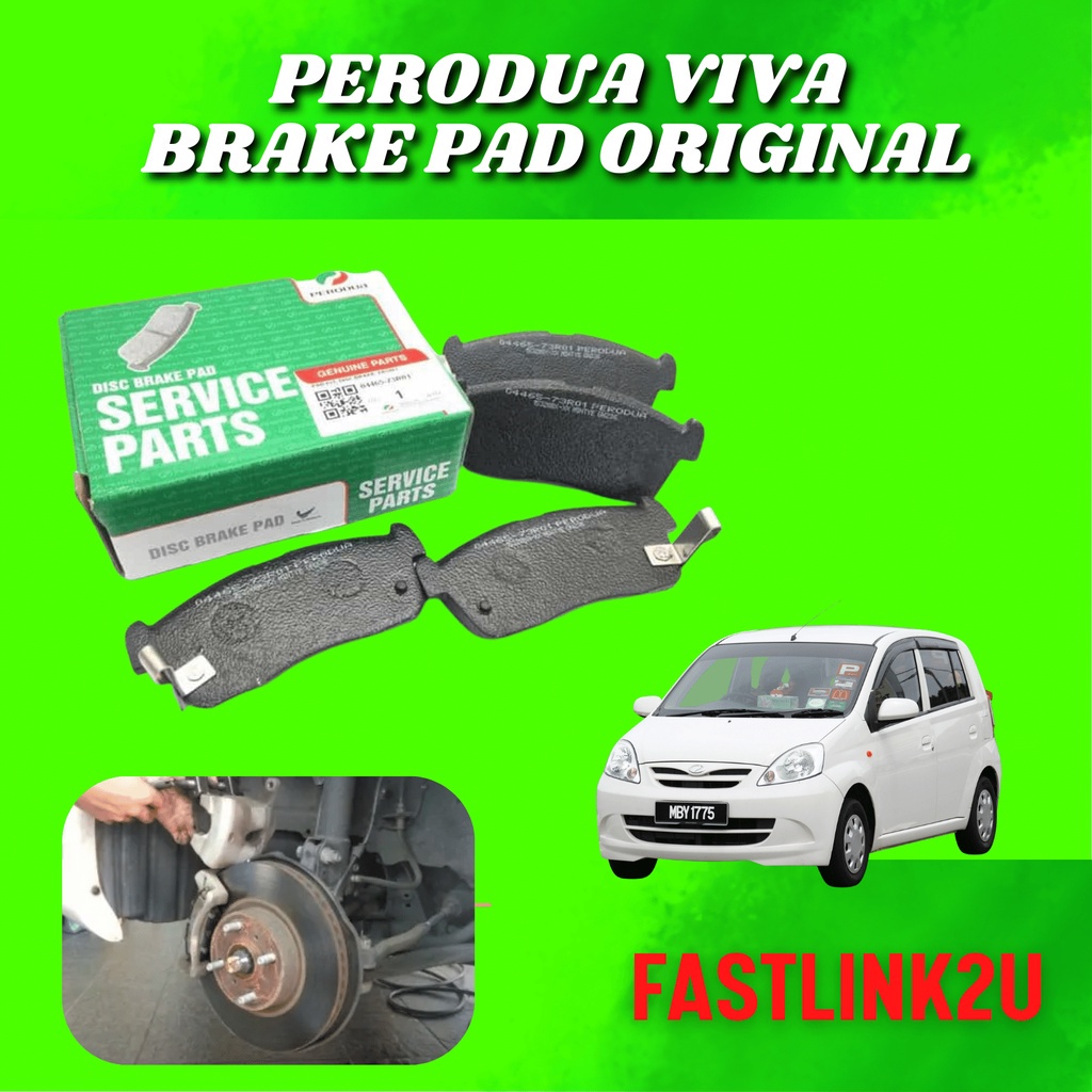 Perodua Viva Brake Pad Front 100% Original | Shopee Malaysia