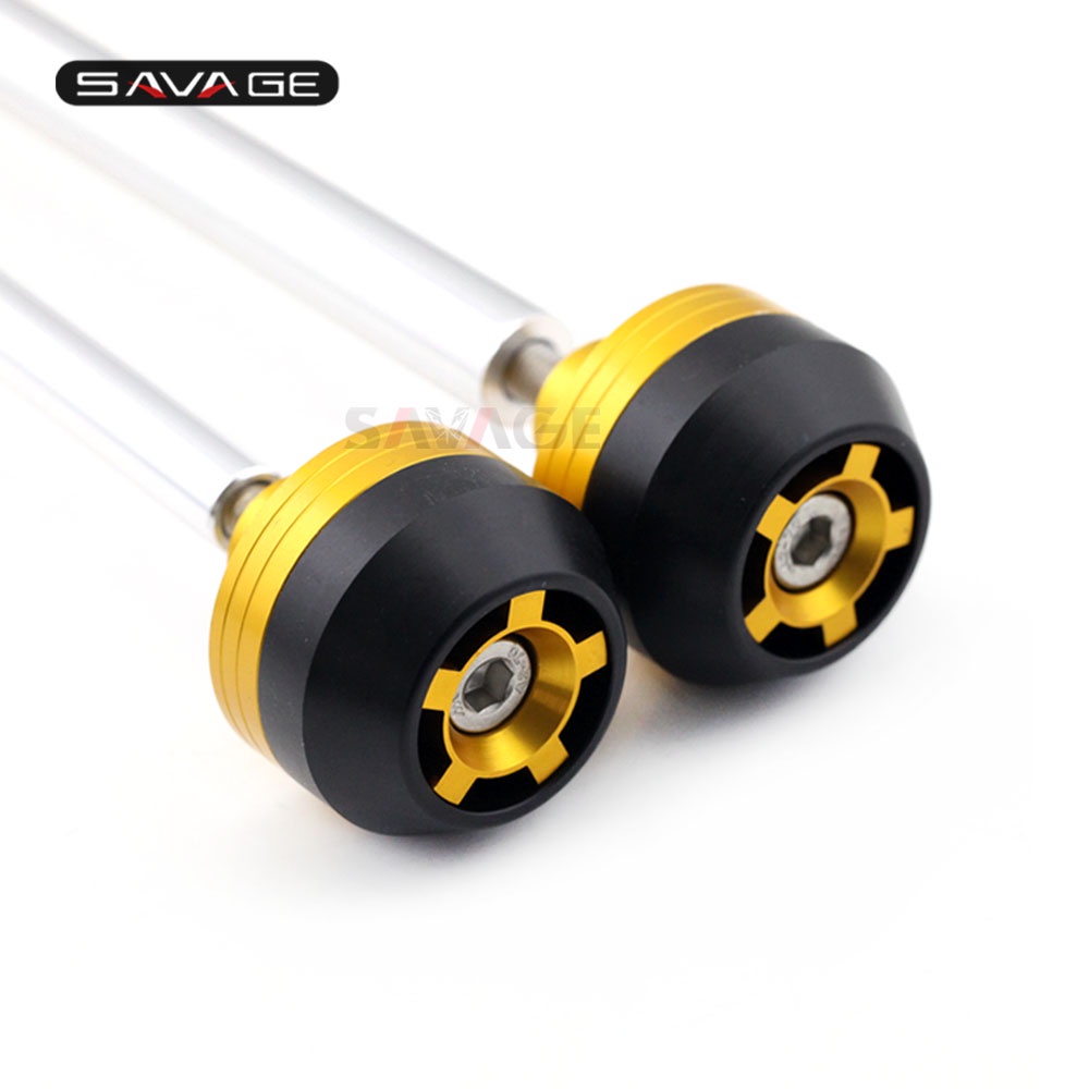 Front Rear Axle Fork Crash Sliders For YAMAHA FZ-1N FZ1N 2006-2012/ FZ1 ...