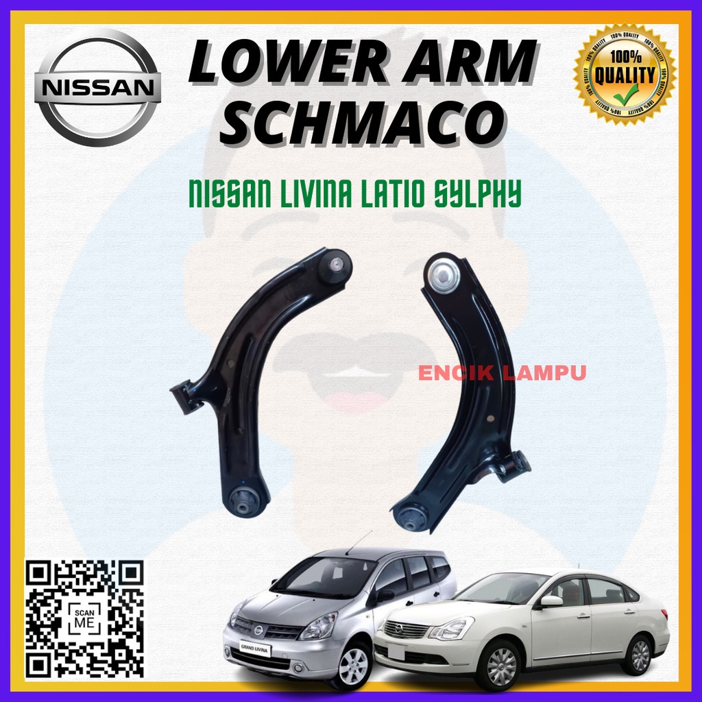 NISSAN LIVINA LATIO SYLPHY NV200 SCHMACO LOWER ARM ASSY HIGH QUALITY ...