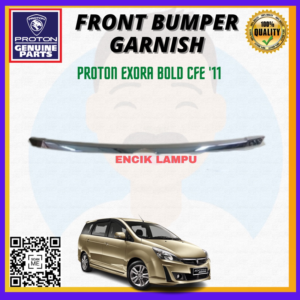 Proton Exora Bold Front Bumper Grille Moulding Chrome 100% New High ...