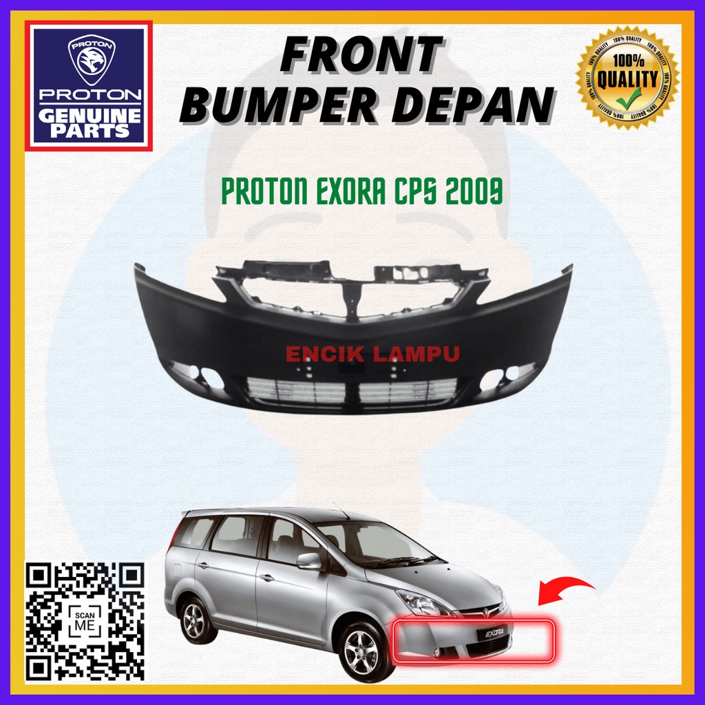 PROTON EXORA 2009 CPS FRONT BUMPER DEPAN PP MATERIAL 100% NEW HIGH QUALITY | Shopee Malaysia