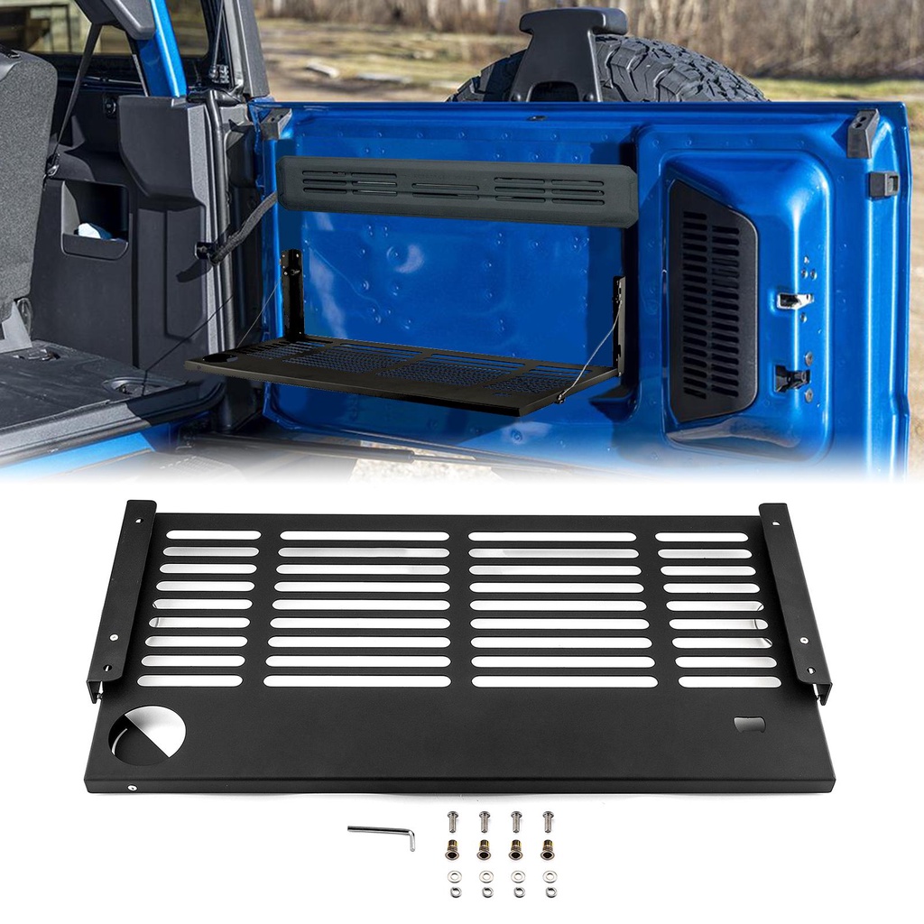 Tailgate Table For Ford Bronco 21-23 Foldable Molle Storage Rack Holder ...