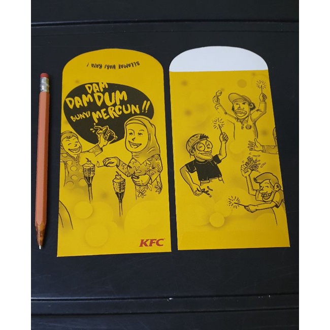 KFC sampul raya SDR yellow rm2 satu new | Shopee Malaysia