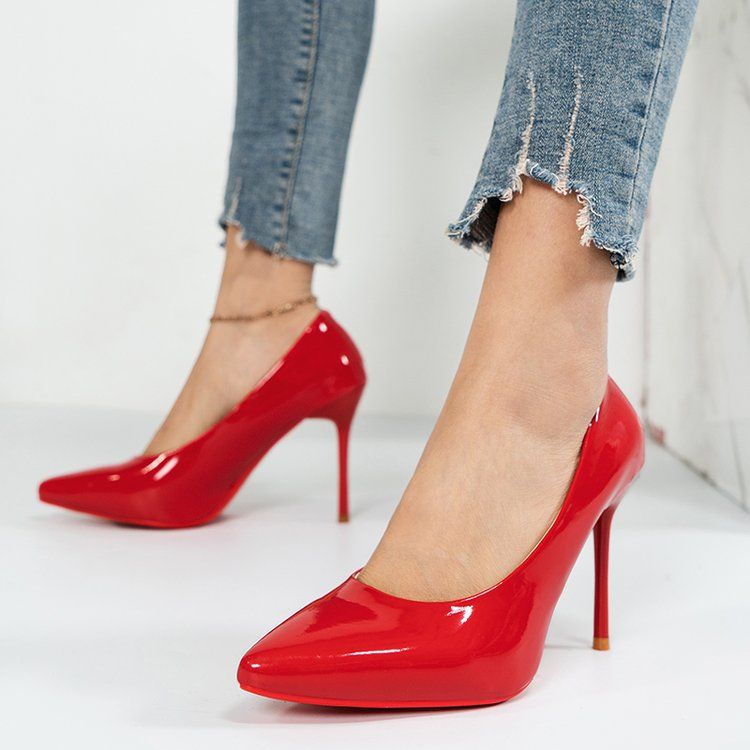 41-43 Large Size Pointed Toe Women S Shoes Sexy Night High Heels plus ...