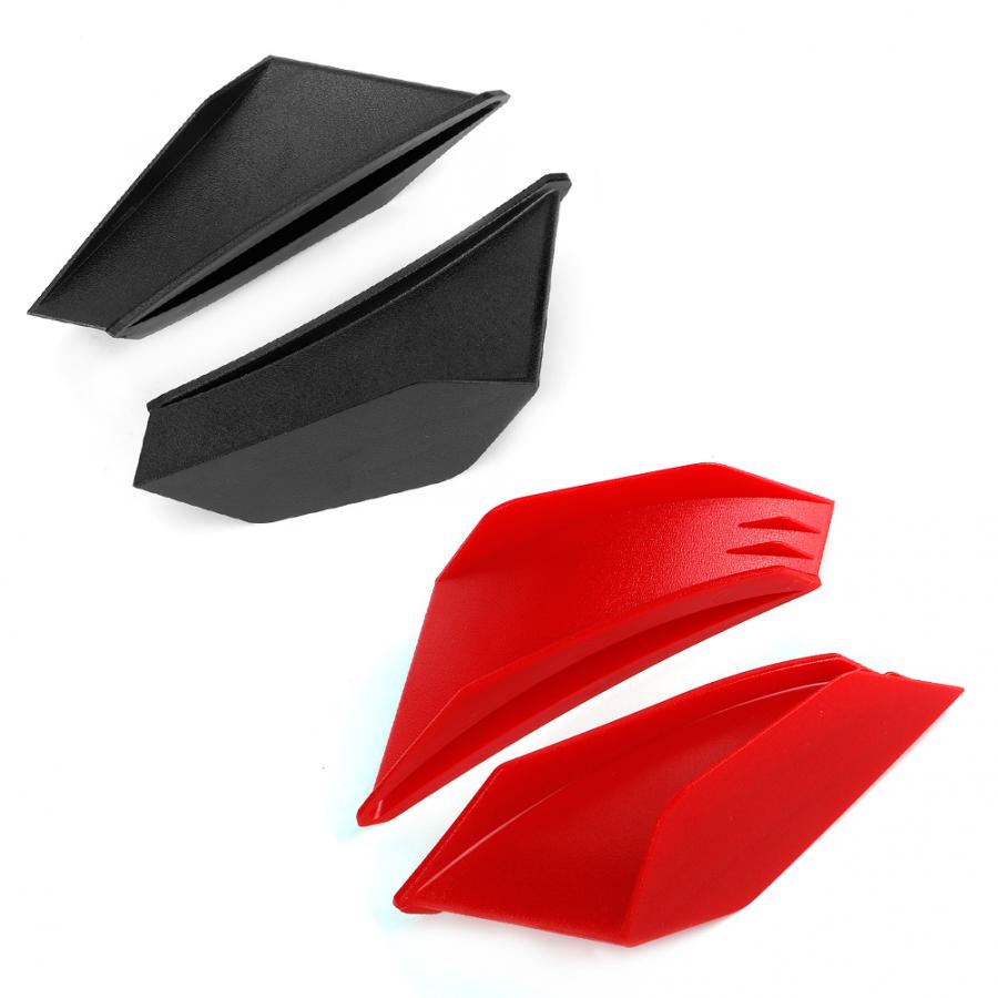 1 Pair Universal Motorcycle Winglet Aerodynamic Wing Kit Fit all types ...