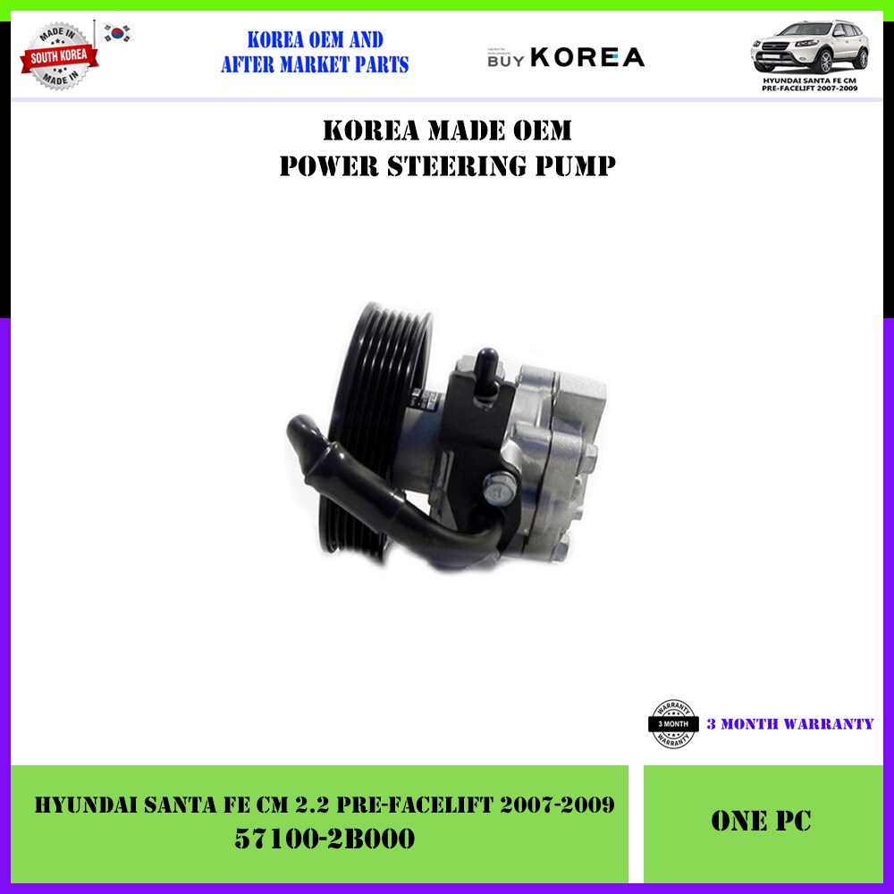 Hyundai Santa Fe CM 2.2 Pre-Facelift 2007-2009 Oem Power Steering Pump ...