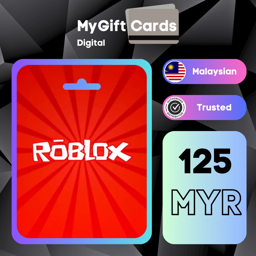 RM 125 ROBLOX GIFT CARD (MYR) | Shopee Malaysia