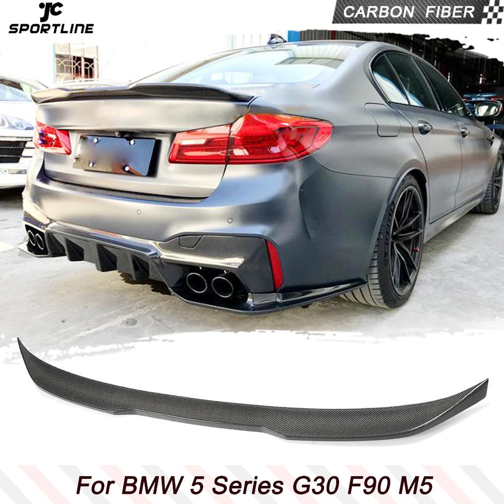 JC Rear Trunk Spoiler Boot Lip Wing Spoiler For BMW 5 Series G30 F90 M5 ...