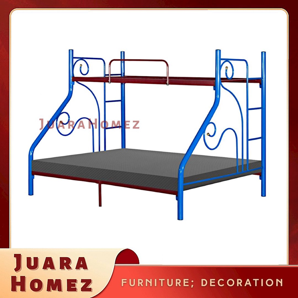 Super Strong Metal Bunk Bed / Double Decker Bed / Bunk Bed / Katil Besi ...