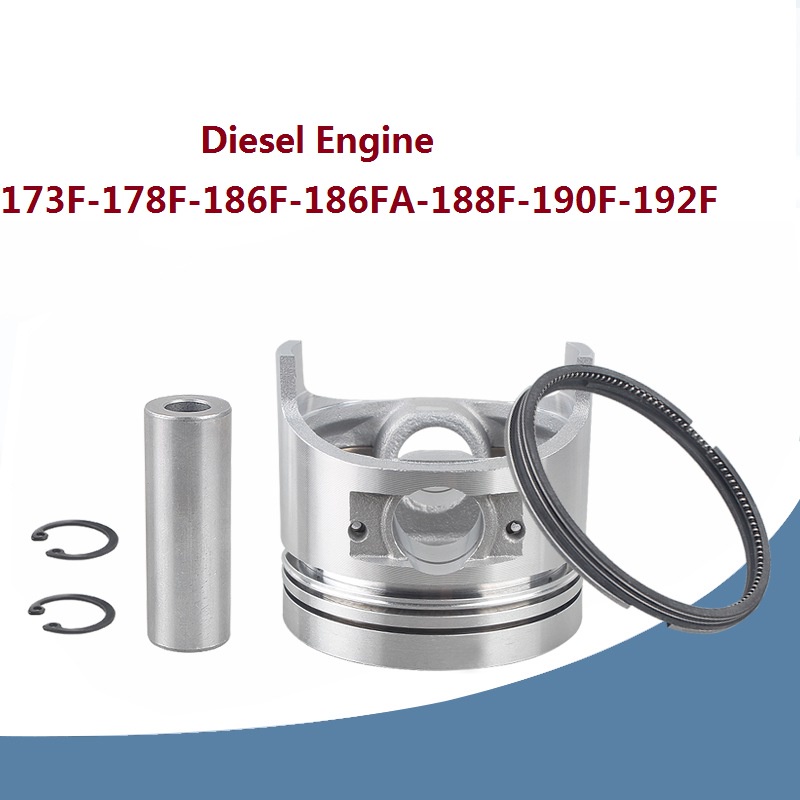 Air-cooled diesel engine Piston with ring assembly for Chinese Honda ...