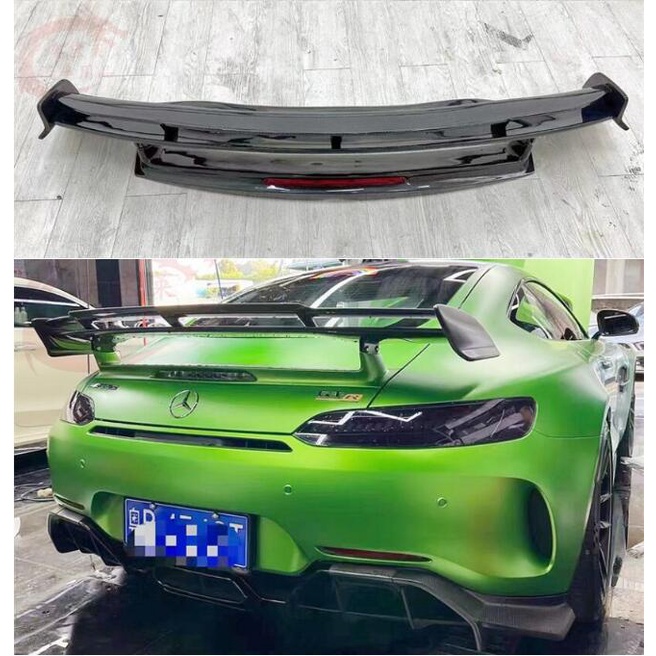 Real Carbon Fiber Car Rear Wing Trunk Lip Spoiler For Mercedes-Benz AMG ...