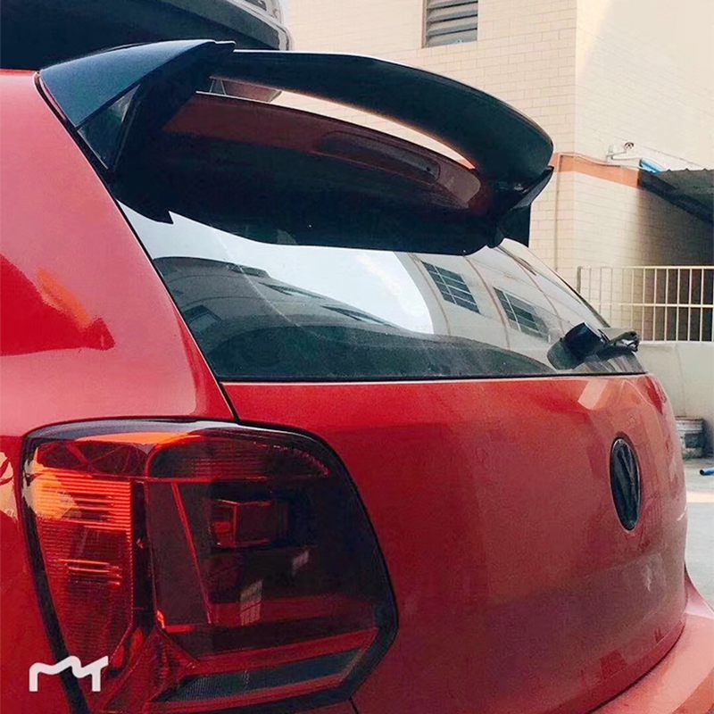 aspec style High quality ABS spoiler for Volkswagen Polo 2010-2018 year ...