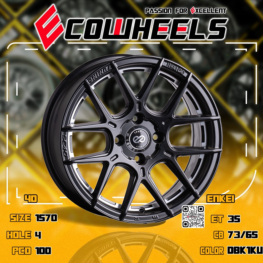 Original ENKEI Wheels | TUNING SC40 15 Inch 4H100 | Shopee Malaysia