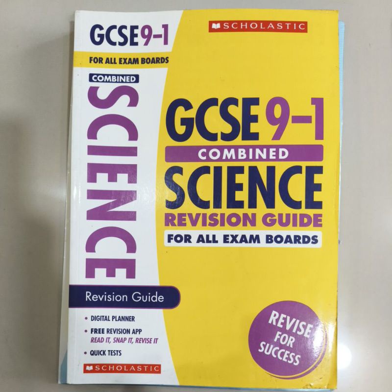 [SCHOLASTIC]GCSE 9-1 COMBINED SCIENCE Revision Guide (for all exam ...