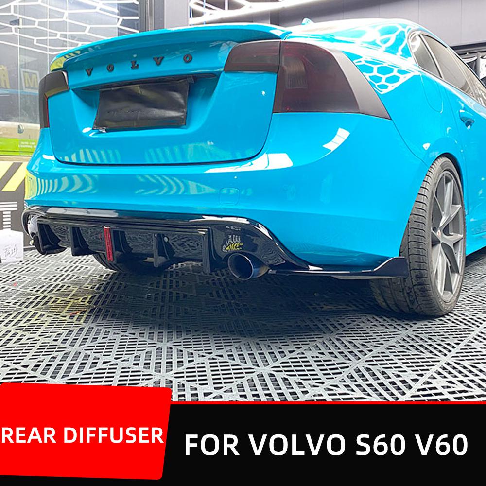 For Volvo S60 V60 Sedan 4 Door 2014 15 16 17 18 Car Rear Bumper ...