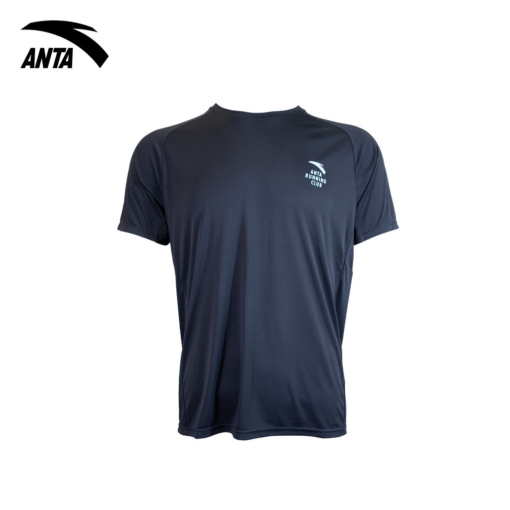 ANTA Men A-CHILL TOUCH Short Sleeve Tee-AC1601Basic Black | Shopee Malaysia