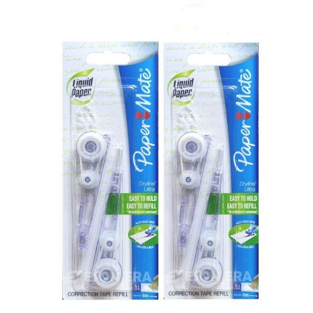 Papermate Dryline Ultra Correction Tape Refill (2pcs/set) | Shopee Malaysia