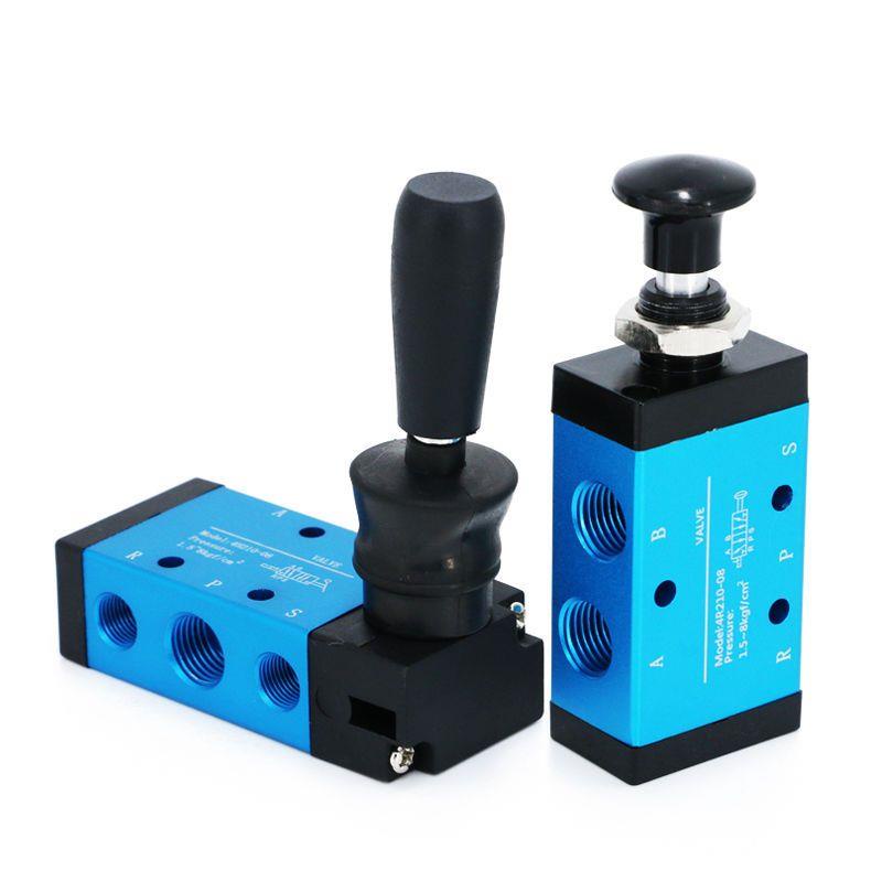 Pneumatic manual reversing valve 3R hand 4H210-08 cylinder control switch push-pull 4R pull ...