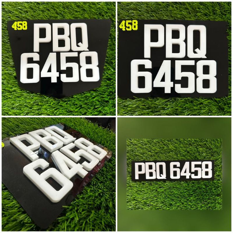 NUMBER PLATE MOTOR ( 458 ) | Shopee Malaysia