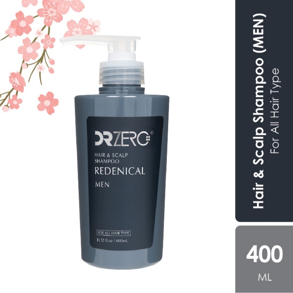 Alpro Sugi Dr Zero Redenical Hair & Scalp Shampoo Men (400ml) | Shopee ...