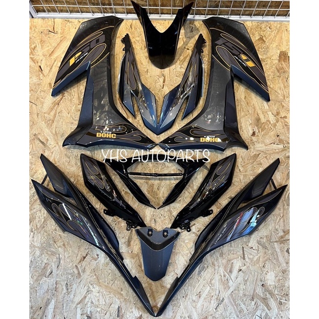 Coverset Honda RSX RSX150 RSX 150 Grey Colour Stripe Custom Api Edition ...