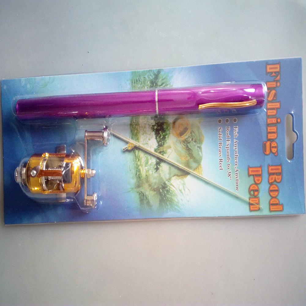 💎Pen Fishing Rod Mini Fishing Rod with Micrometer Drum Suit Small Sea ...
