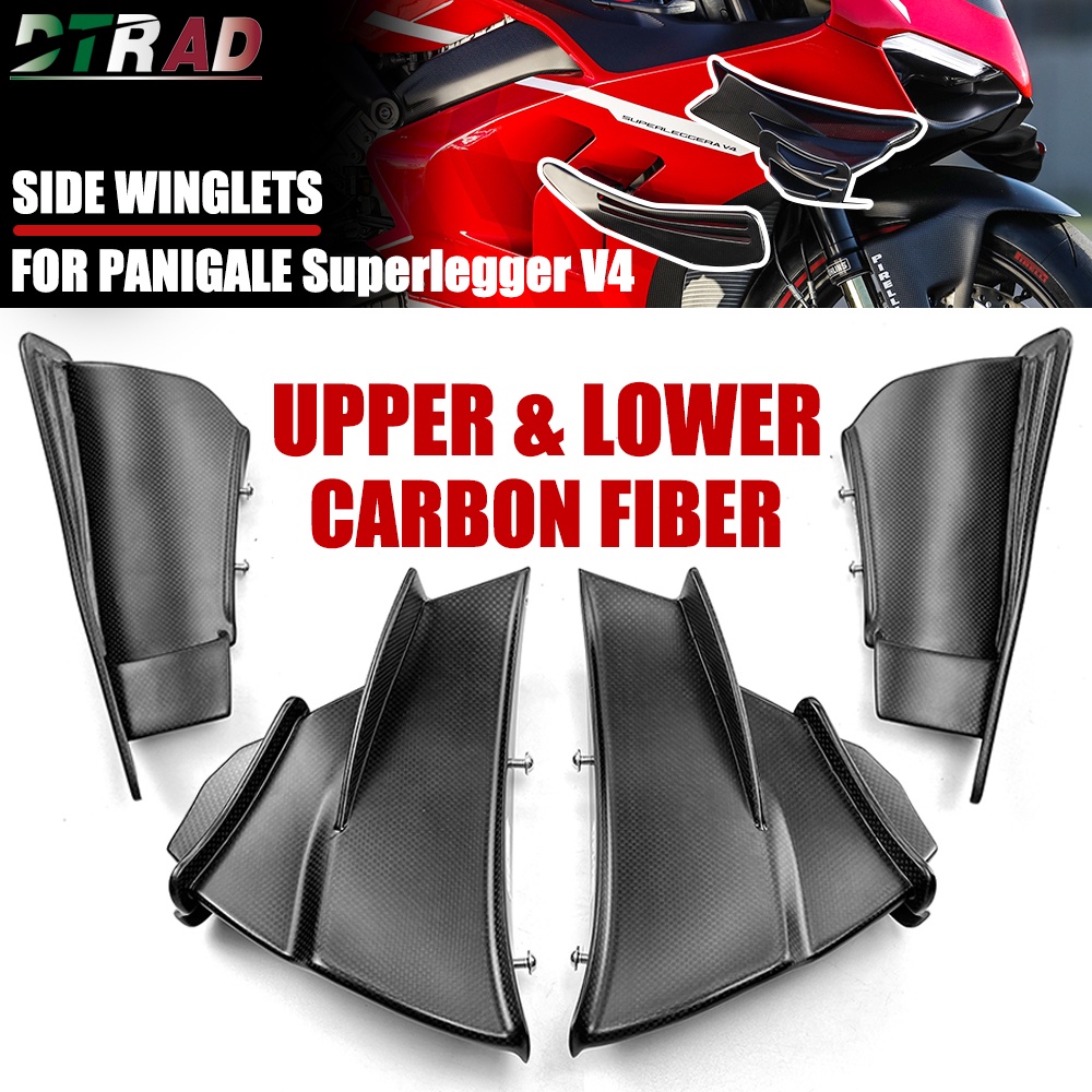 For DUCATI Superleggera V4 Winglets 2018-2022 Panigale V4 V4S Carbon ...